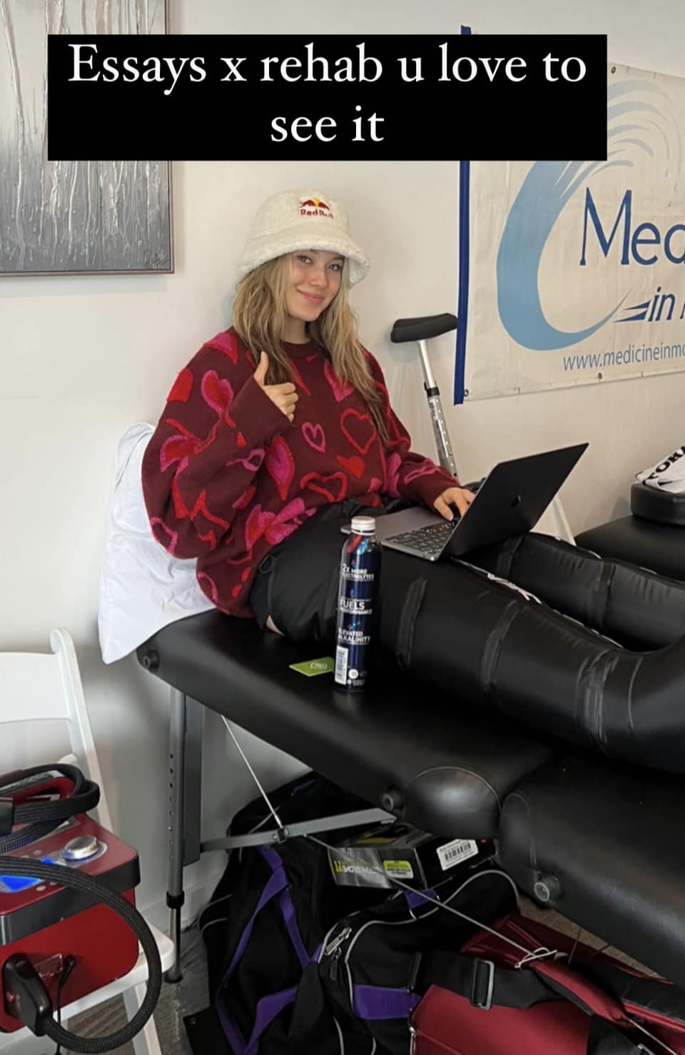 Rehab and Recovery from her recent injury | Scrolller