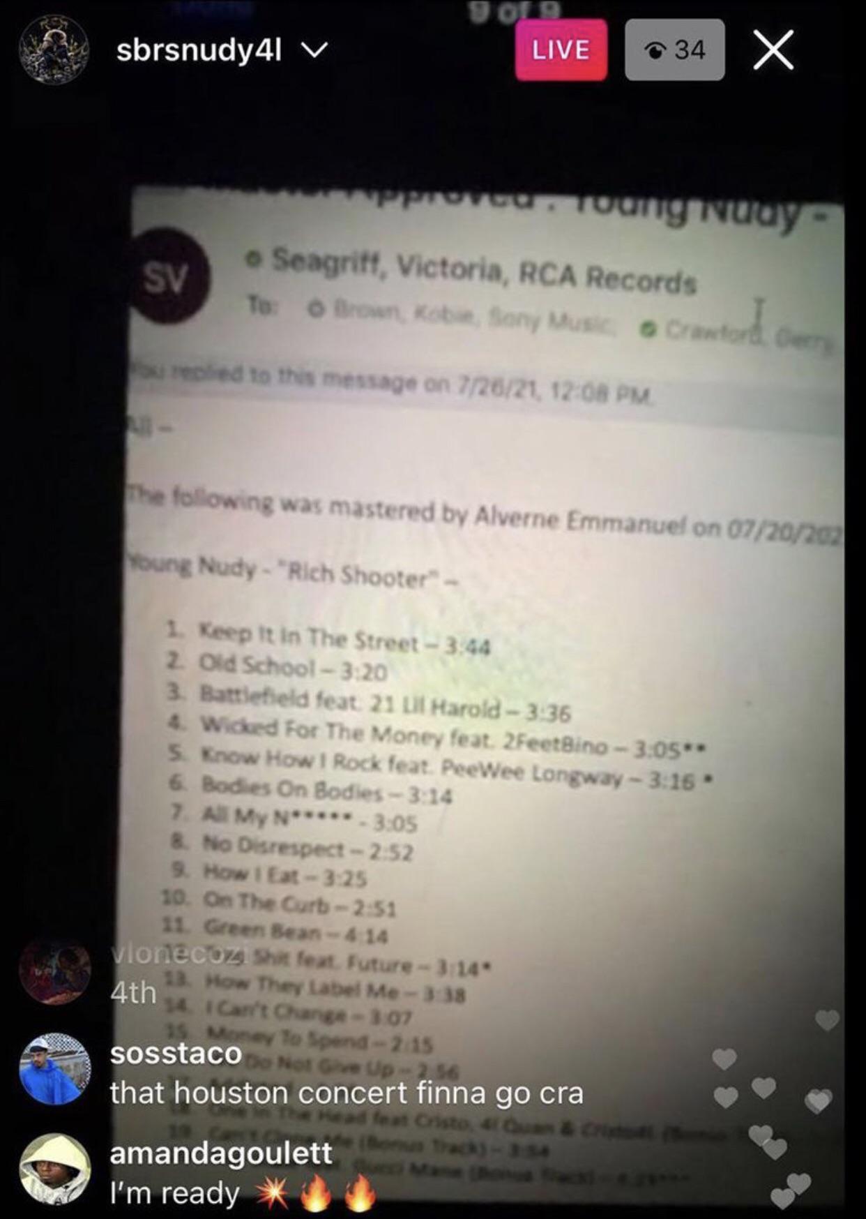 Rich Shooter track list revealed | Scrolller