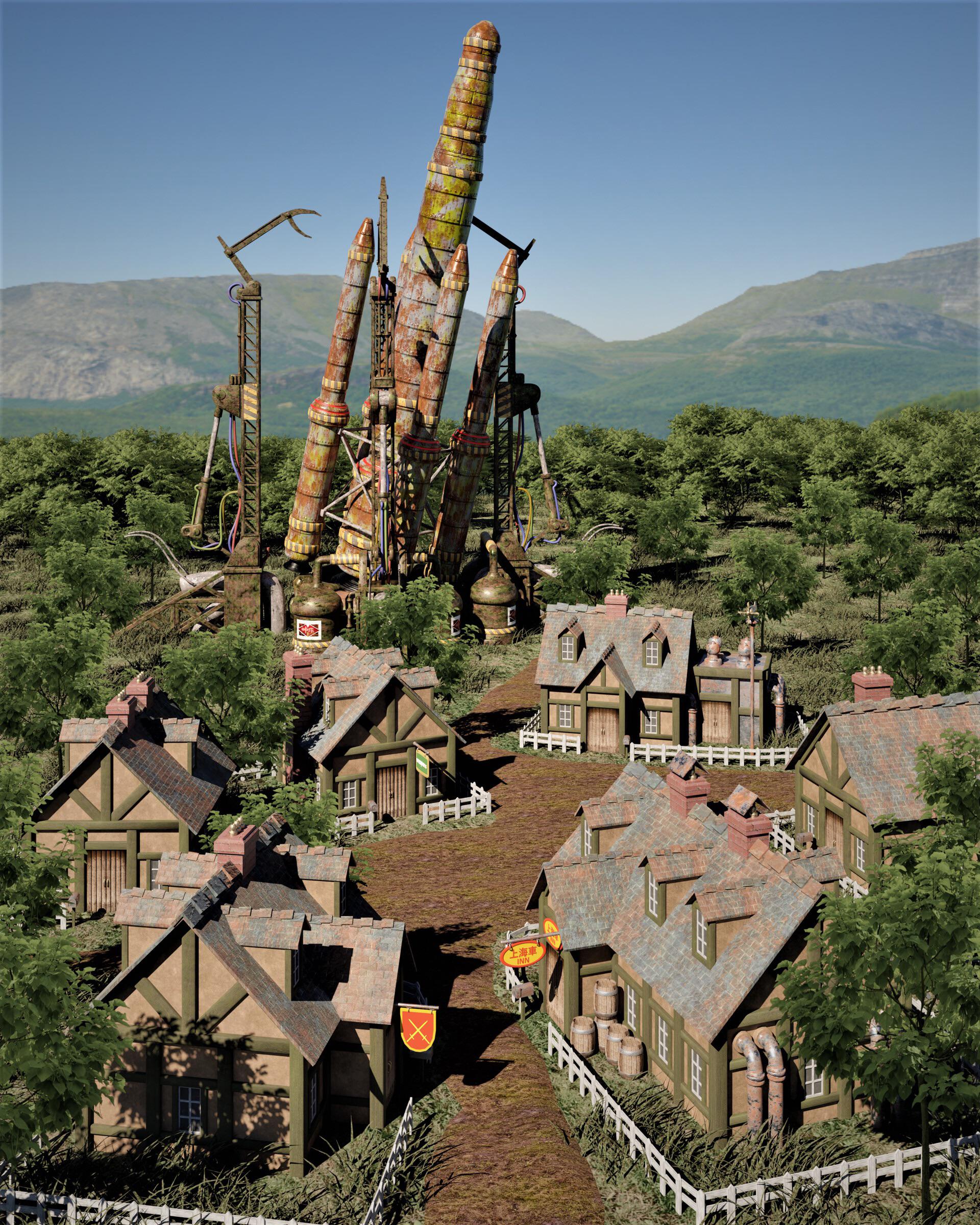 Rocket Town Remade | Scrolller