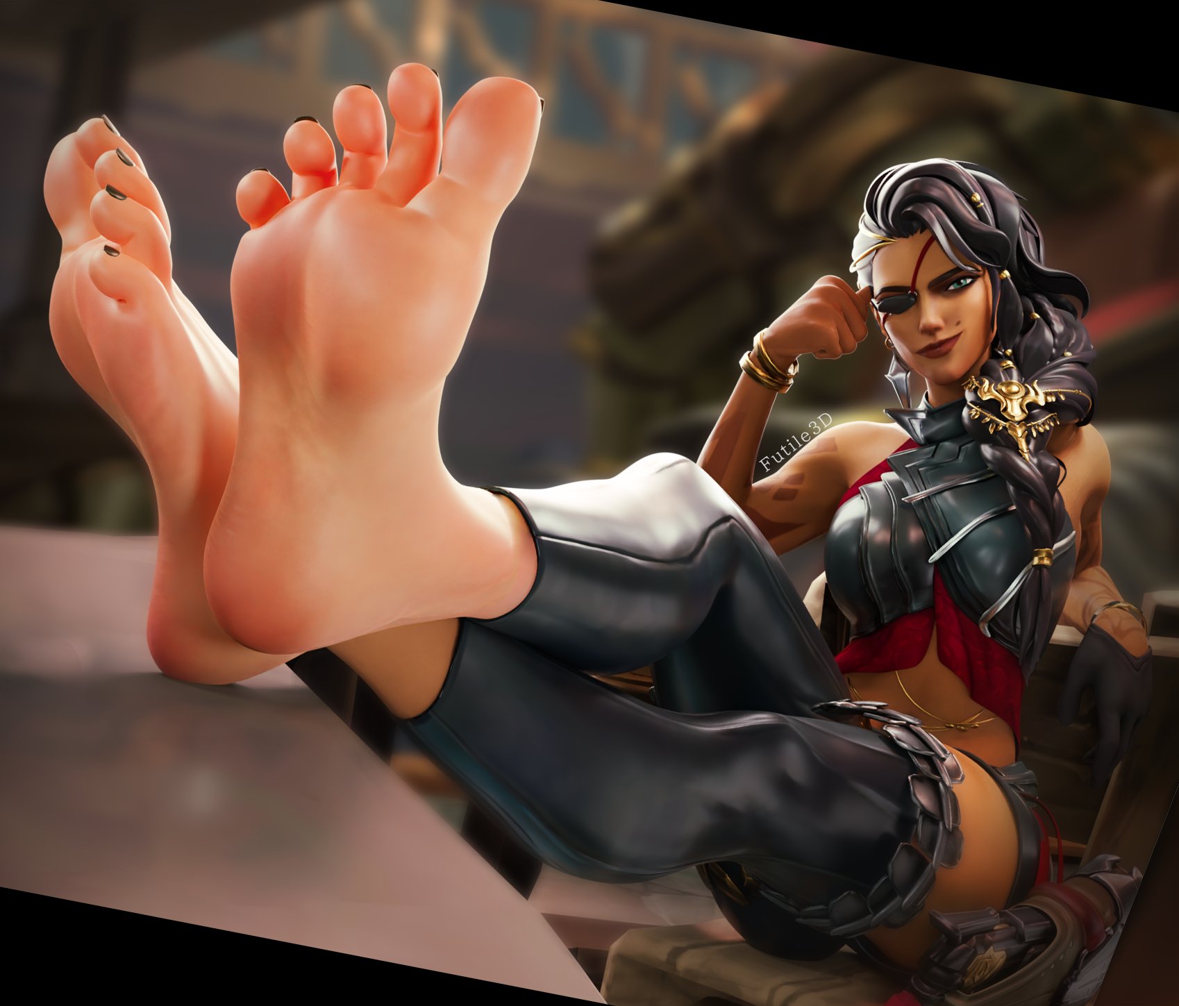 Samira's Feet (Futile3D) [League of Legends] | Scrolller