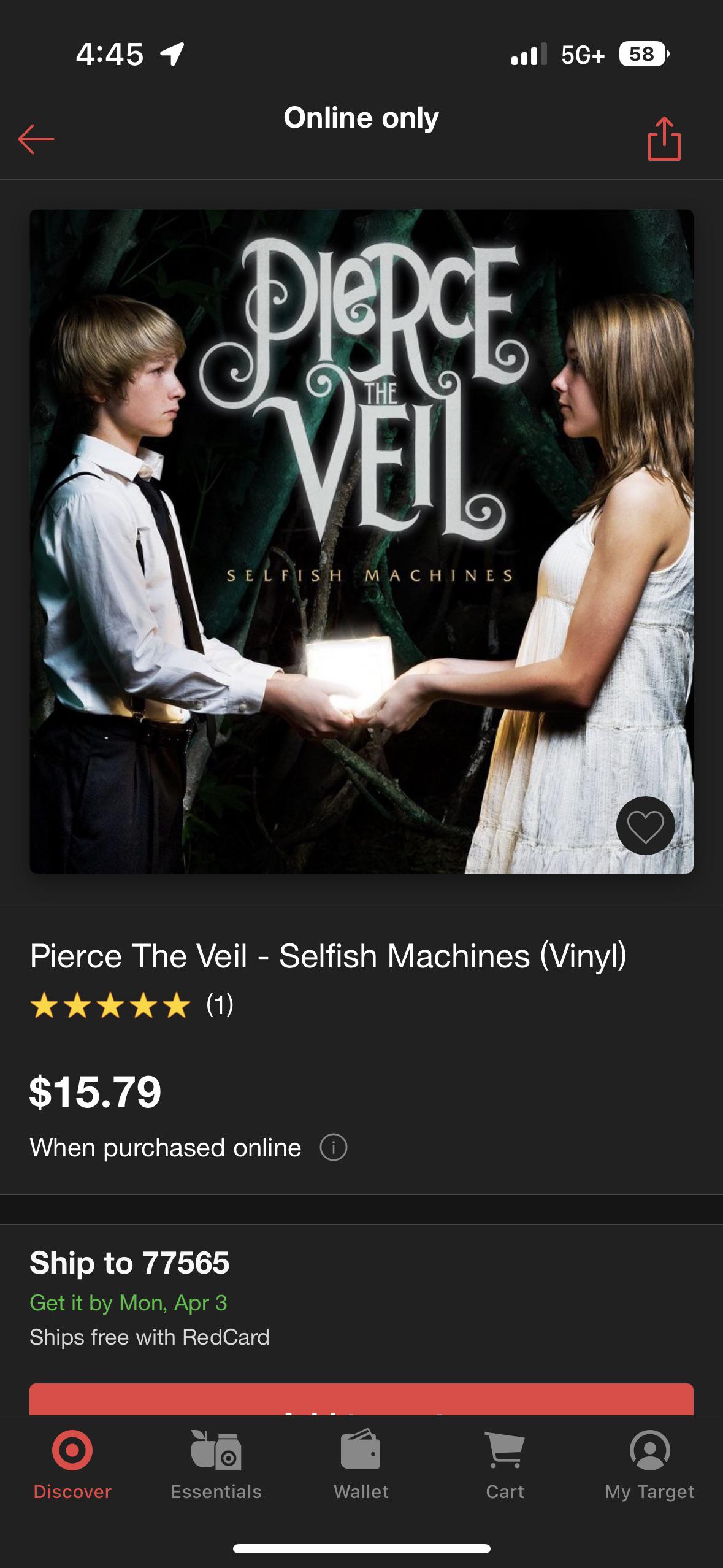 Pierce The Veil Selfish Machines