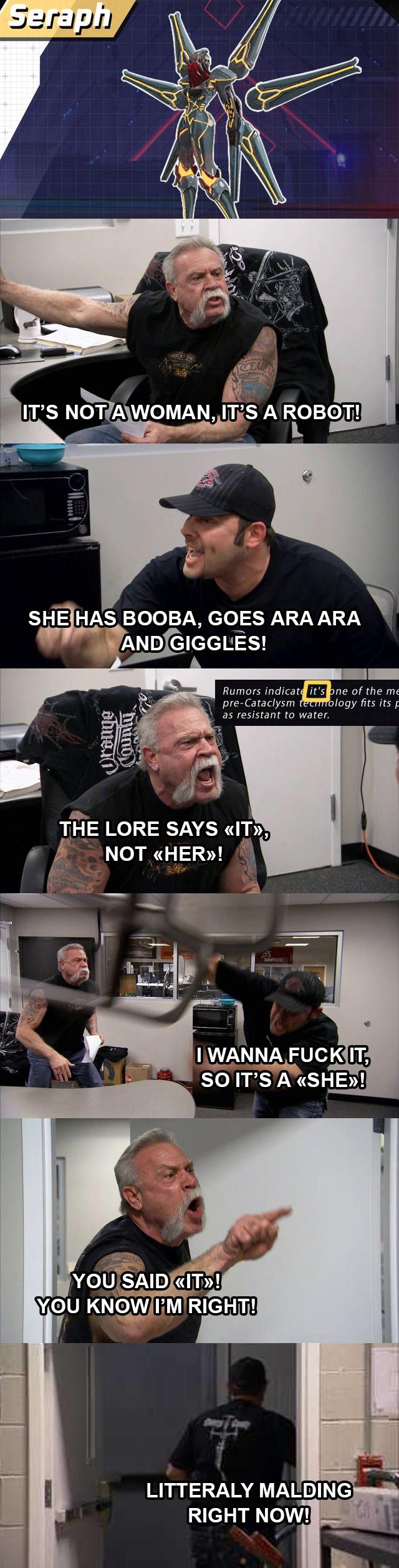 Seraph is female, change my mind. | Scrolller