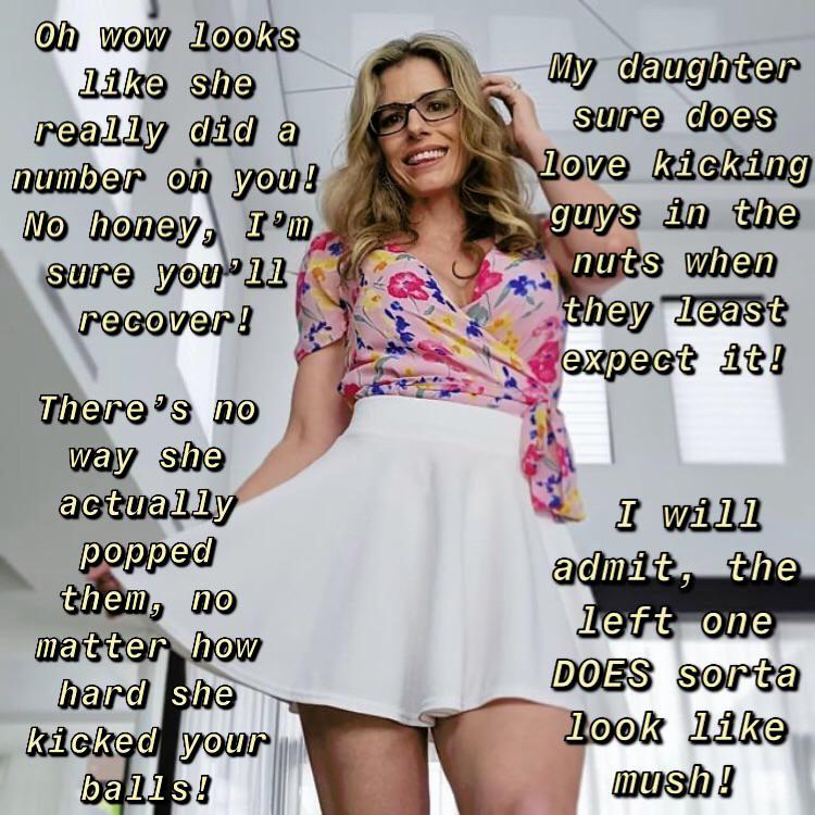 She finds it hilarious when her daughter busts guys balls | Scrolller