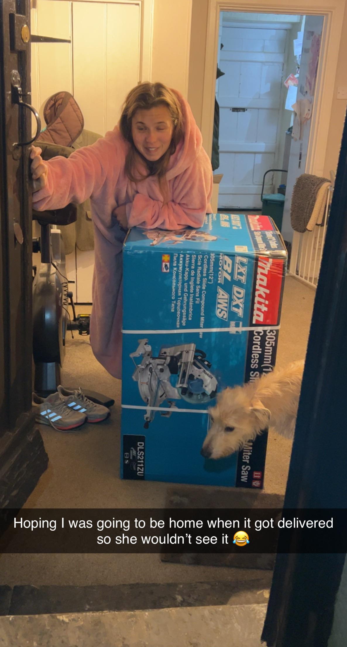 She looks over the moon with “her” early Christmas present! | Scrolller