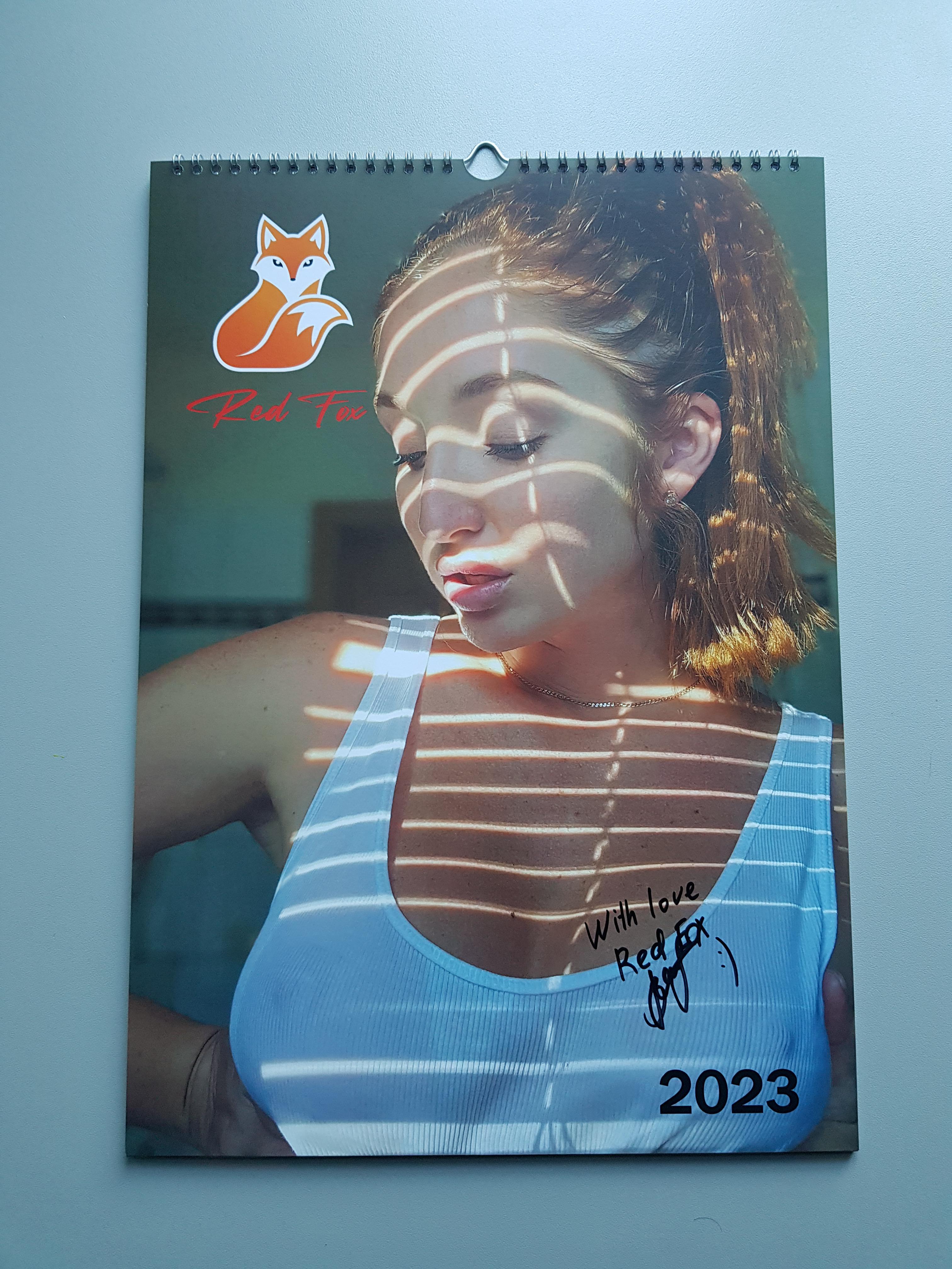 Signed Red Fox calendar | Scrolller