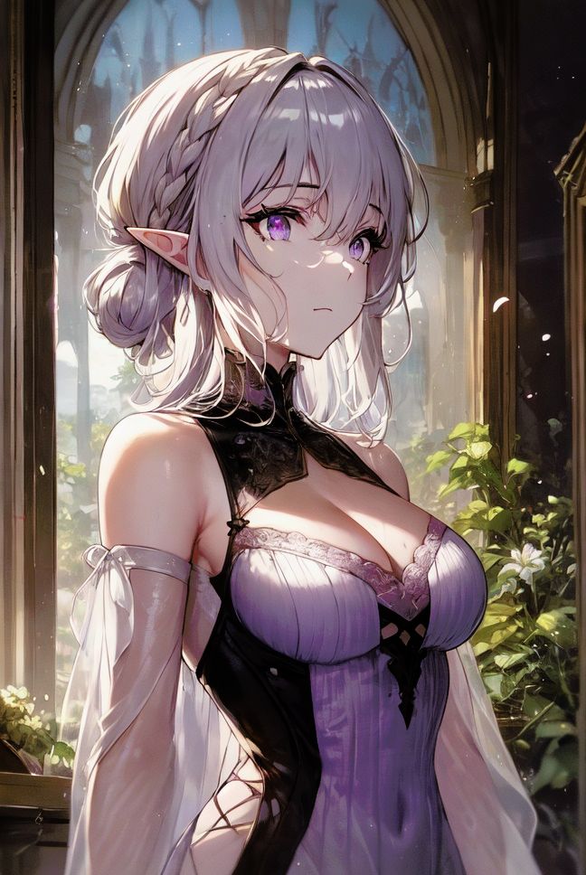 Silver-Haired Elf | Scrolller