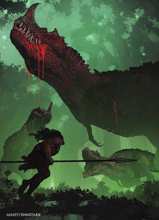 Sketch inspired by "Primal", by Anato Finnstark | Scrolller