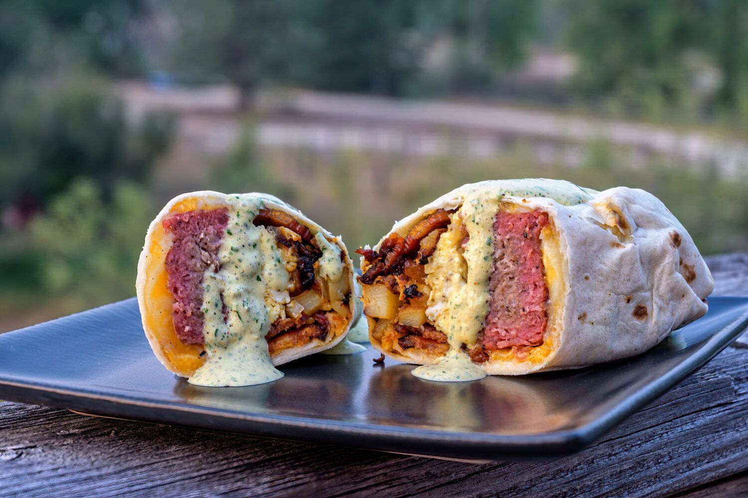 Smoked and Loaded Bacon Breakfast Burritos | Scrolller