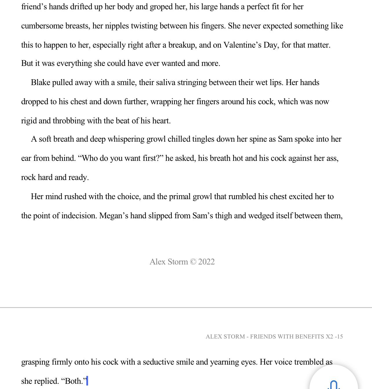 Sneak Preview Of My First Erotica Scrolller