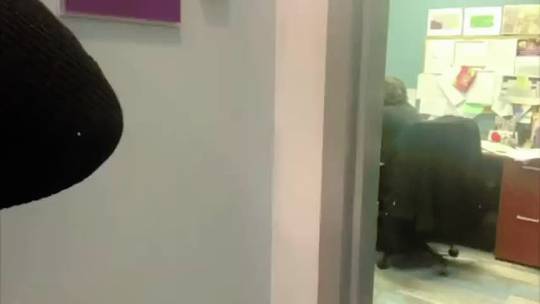 Sneaking and masturbating in bosses office | Scrolller