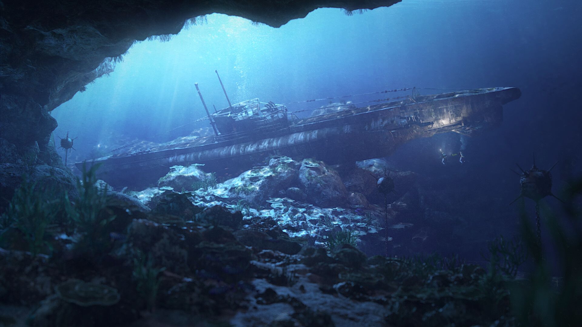 Submarine wreck by Michał Pancerz | Scrolller