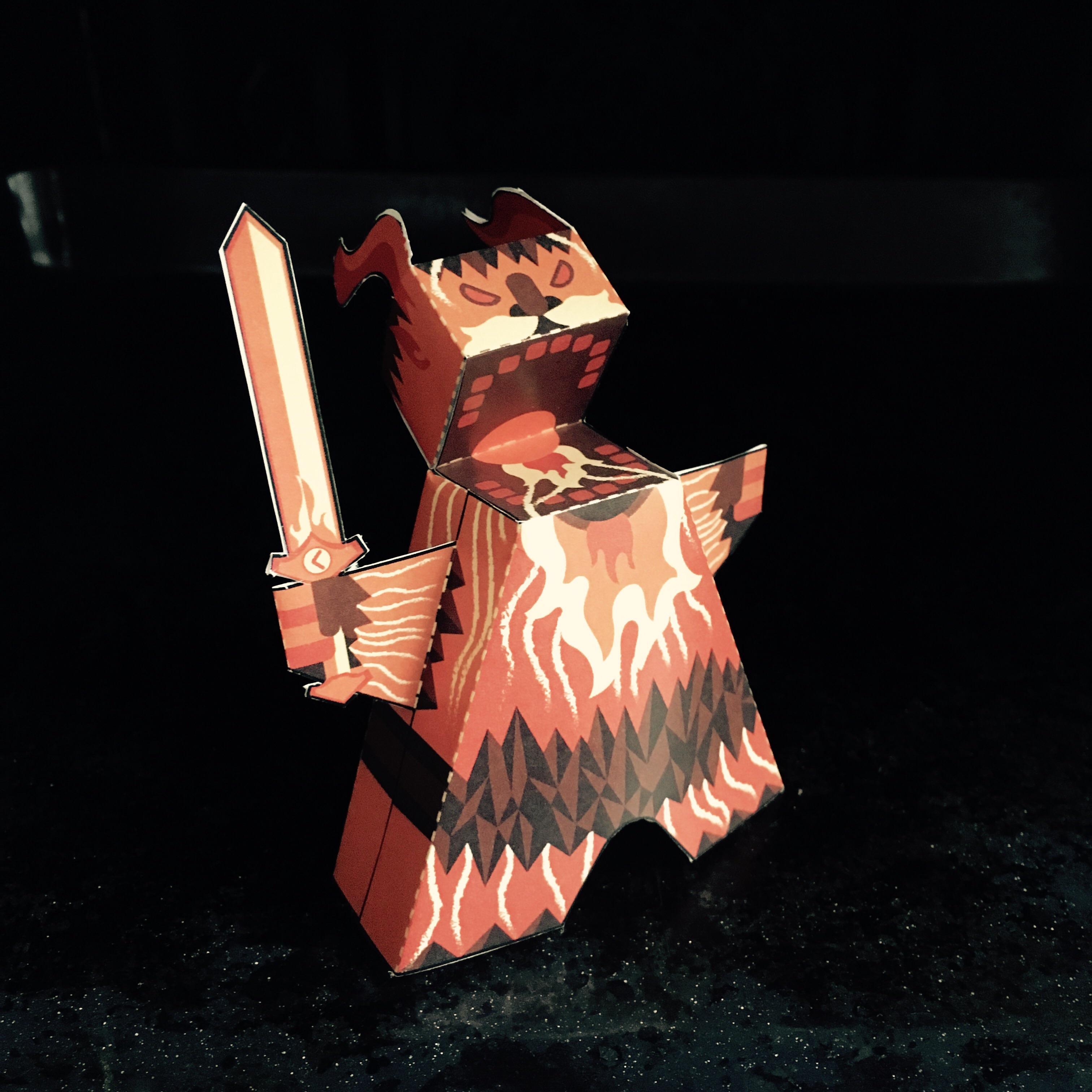 Surtur the fire giant in Papercraft | Scrolller