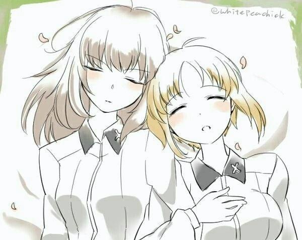 Sweet sleeping Miho and Erika | Scrolller