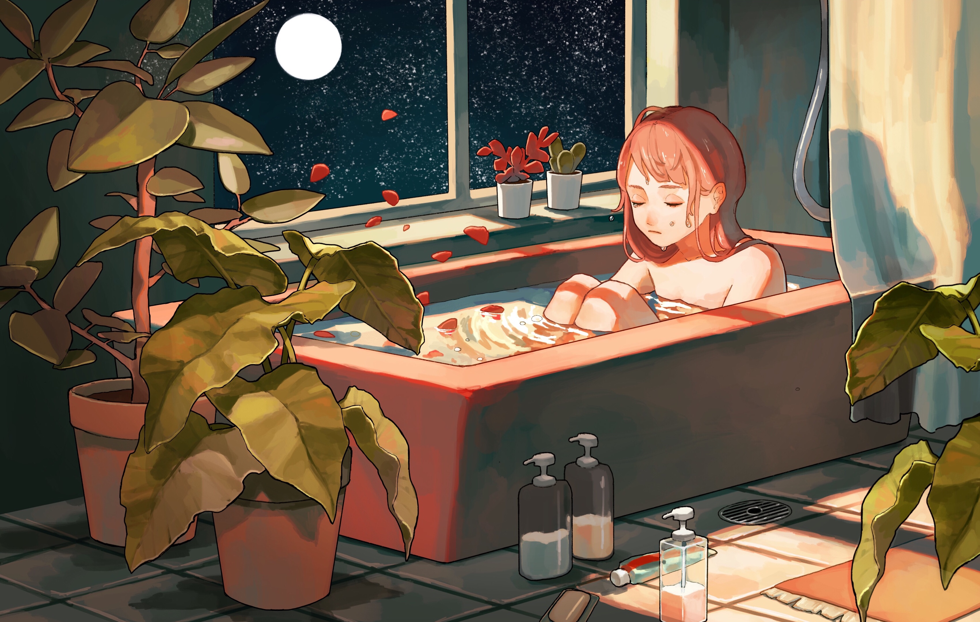 Taking a bath | Scrolller