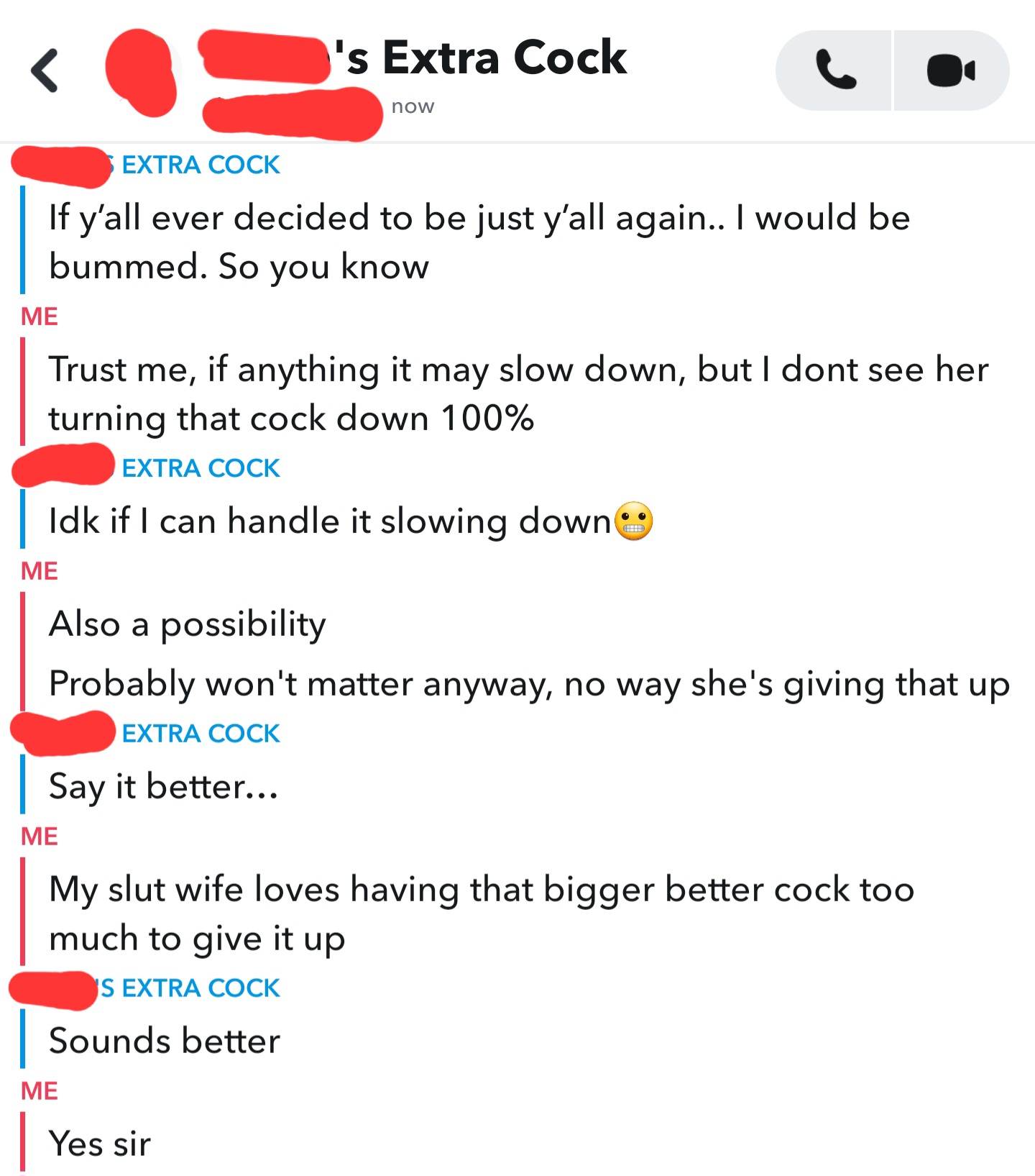 Talking to my wife's boyfriend is surreal. | Scrolller