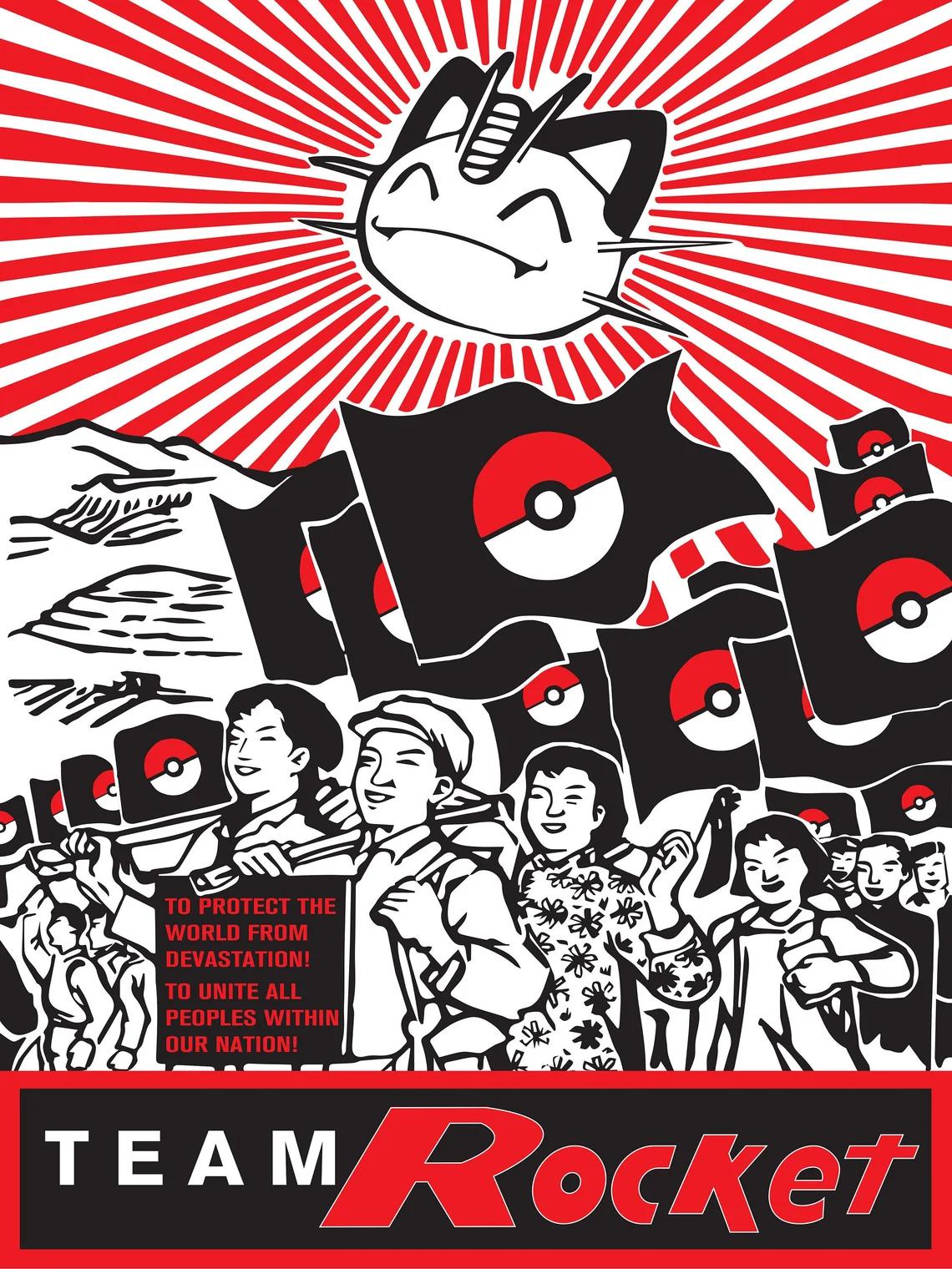 Team Rocket poster [Pokemon] by CraftCrumpledPapers | Scrolller