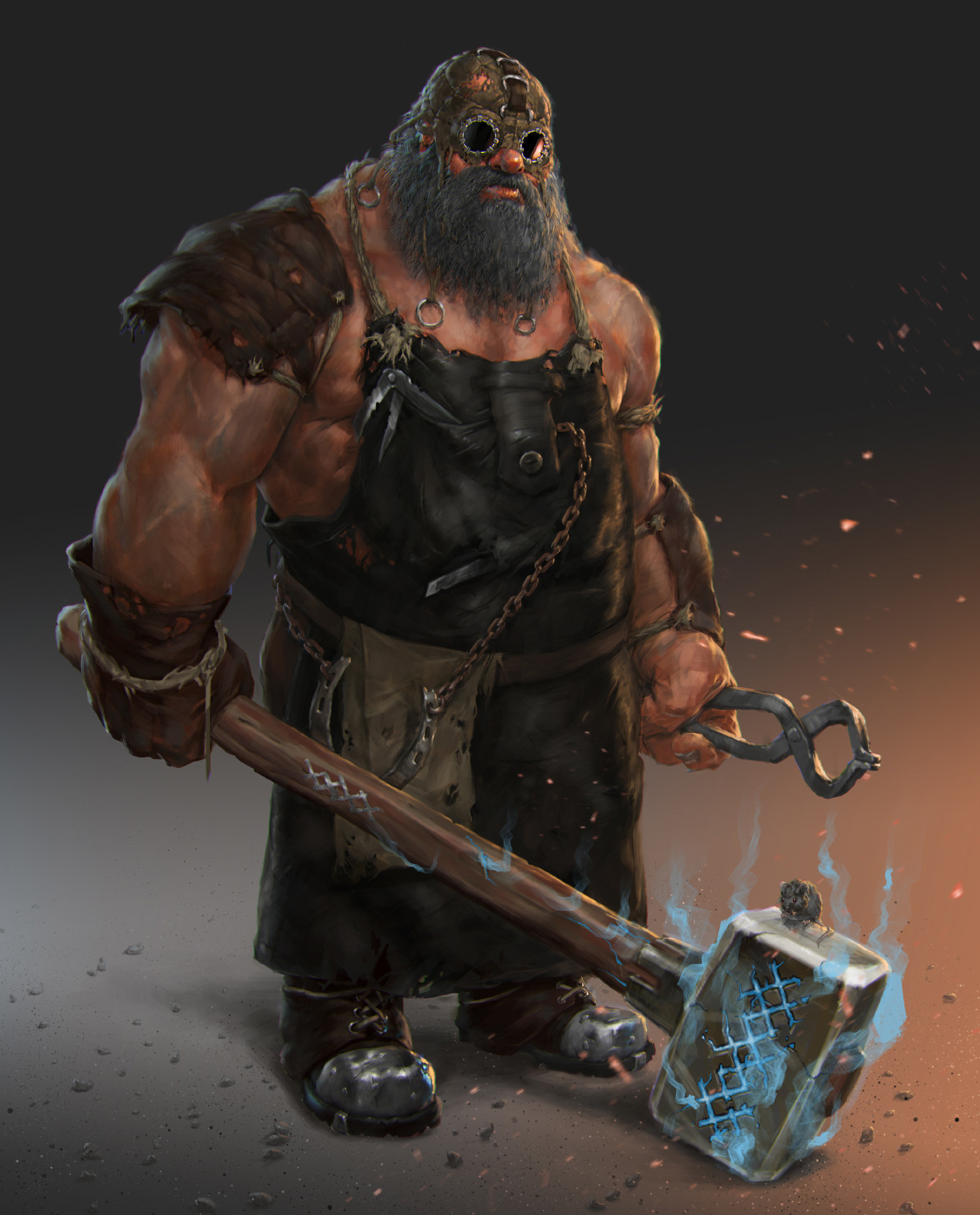 The Ethereal Blacksmith by Roman Cherepov | Scrolller