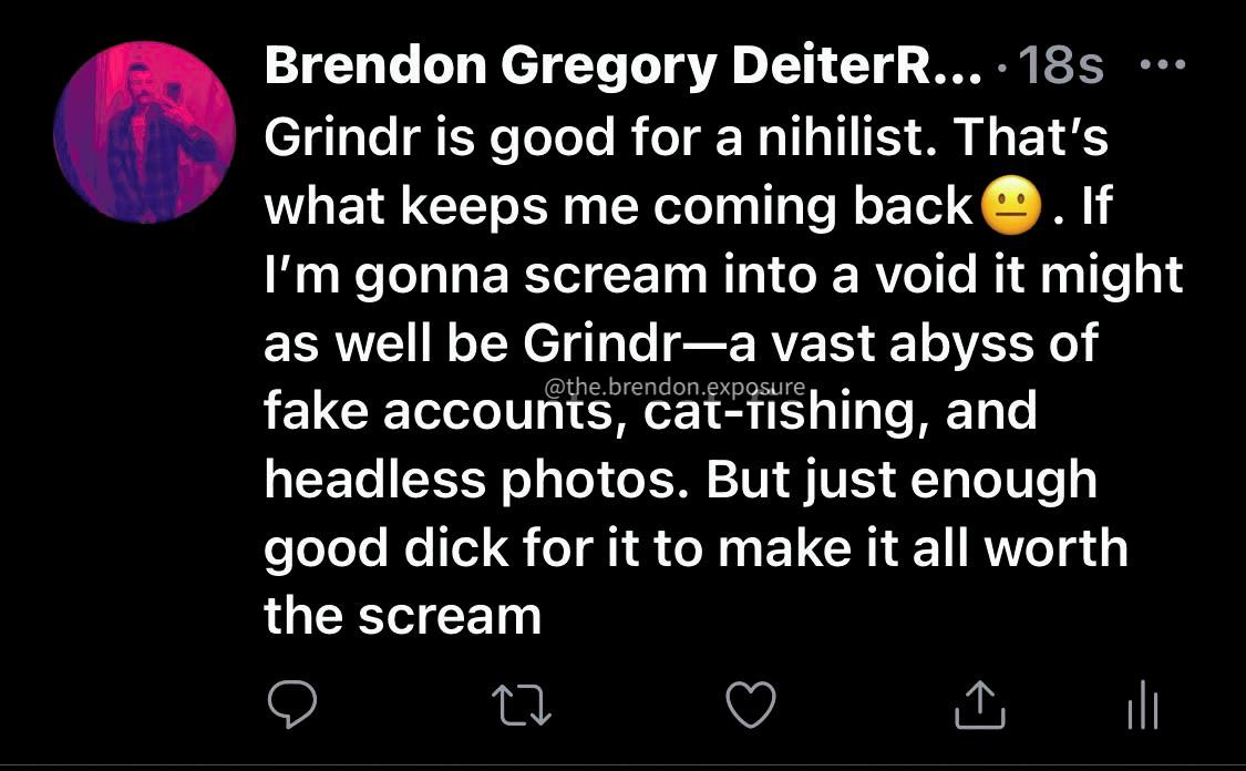 The Grindr Void | Scrolller