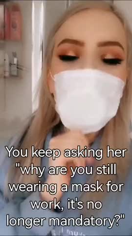 The real reason her eyes are always watering after work | Scrolller