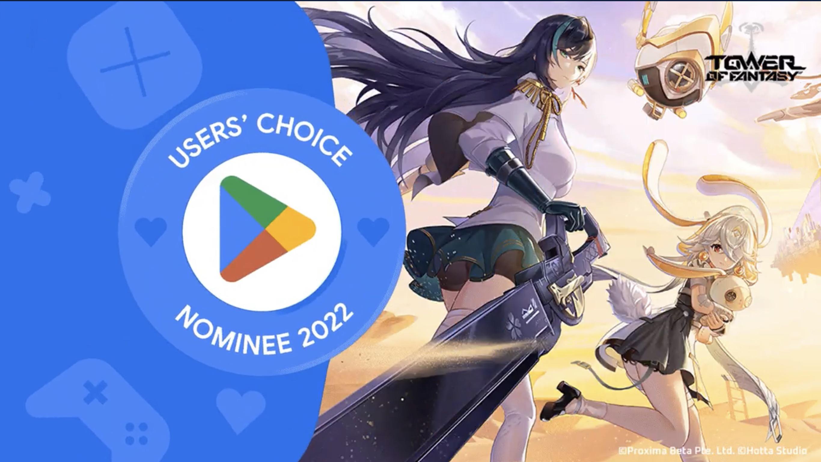 Tower of Fantasy got Nominated for the Users Best Choice Awards of 2022 | Scrolller