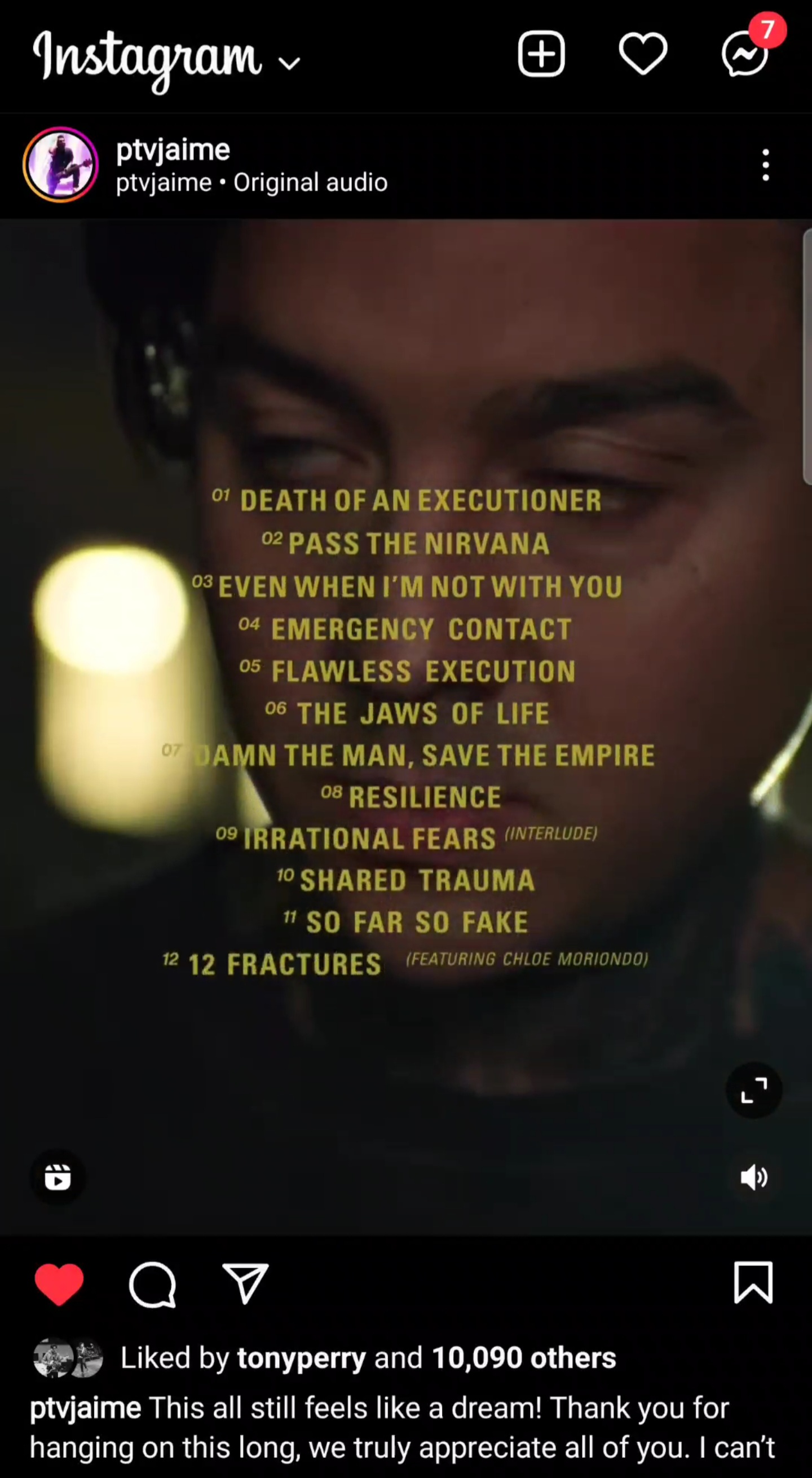 Track list for The Jaws Of Life | Scrolller