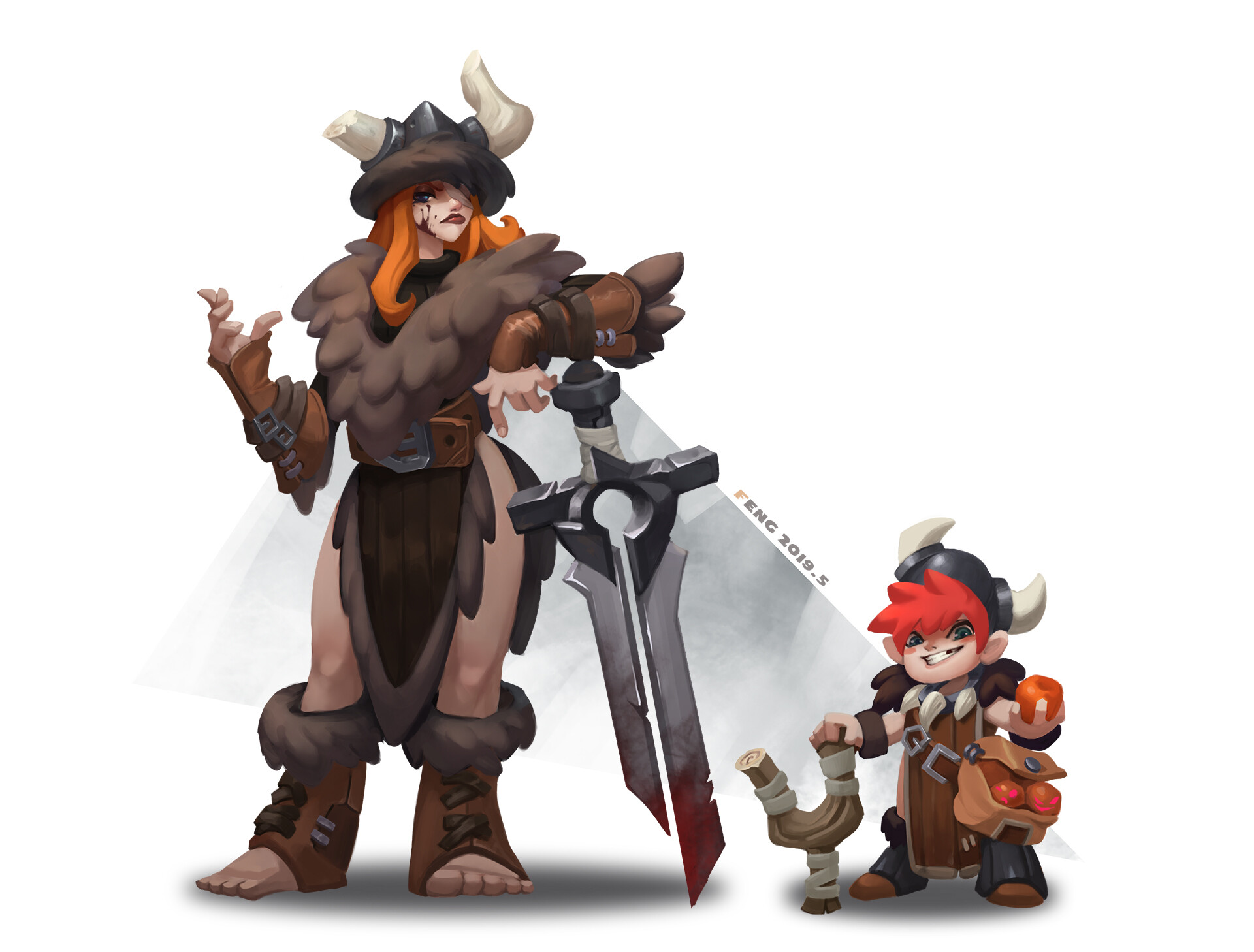 "Viking warrior" by Qifeng Lin | Scrolller