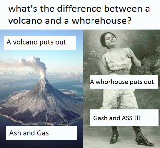 Volcanoes vs. Whores | Scrolller