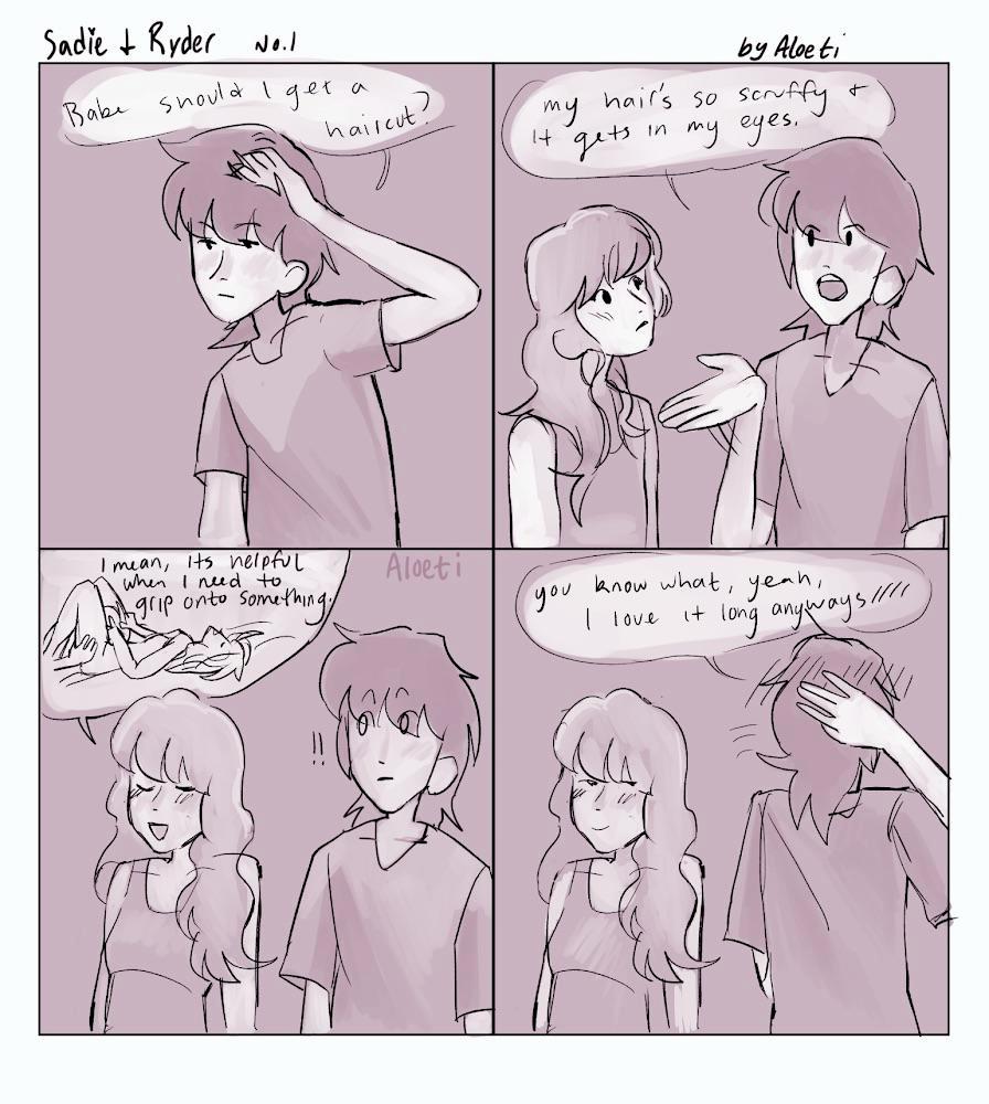 wanted to try making a lil oc comic :) | Scrolller