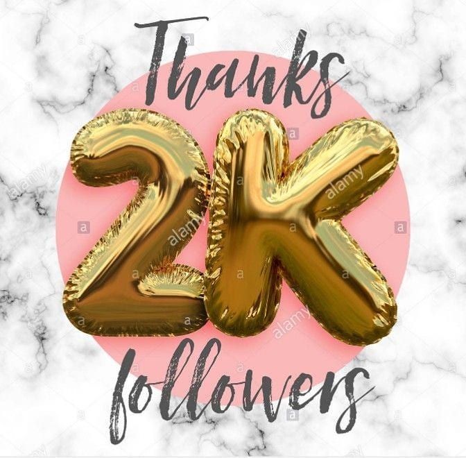 We cracked 2k followers in less than 2 month! thank you so much! | Scrolller
