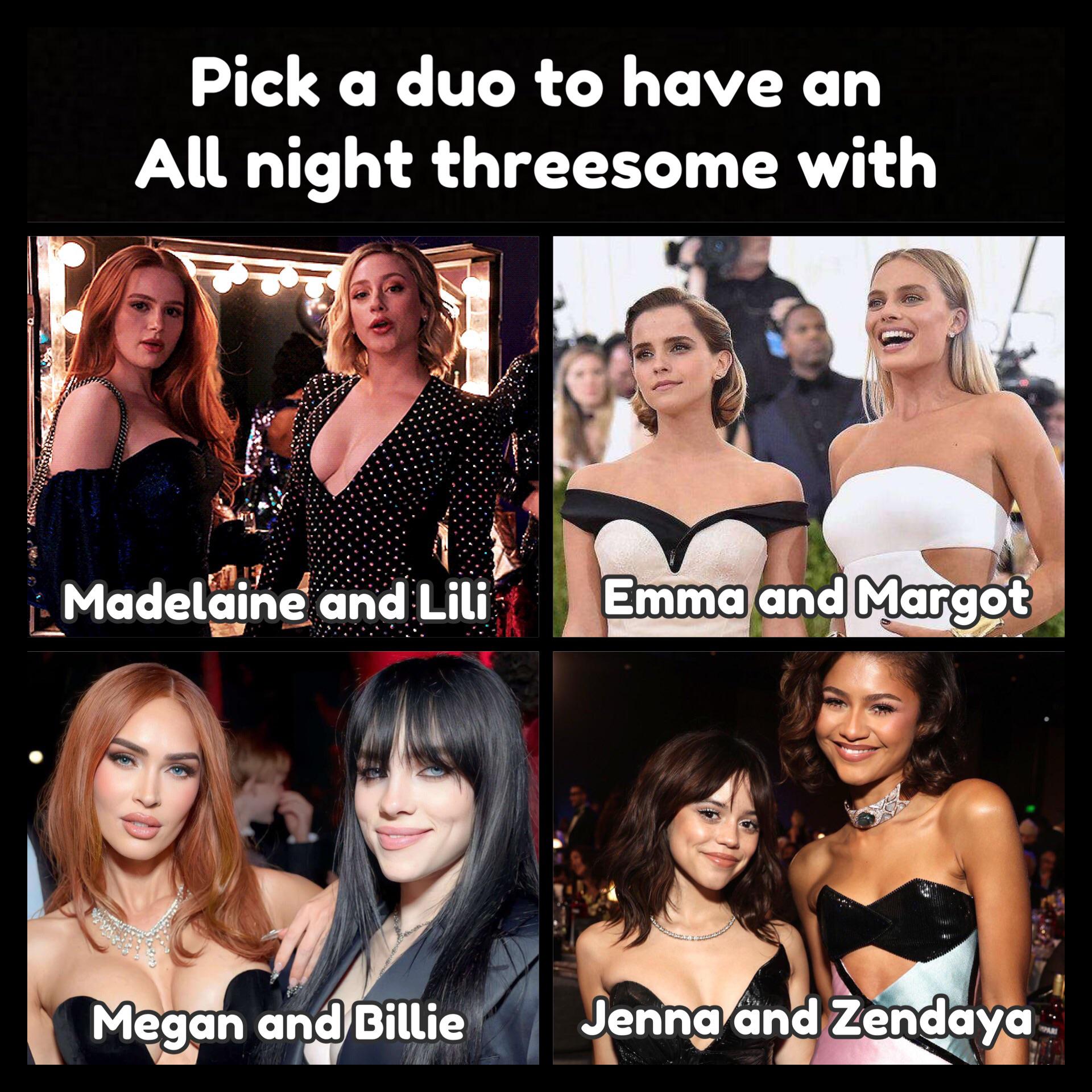 Which duo are you taking? | Scrolller