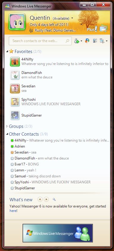 Windows Live Messenger 2009 (revived with escargot) | Scrolller