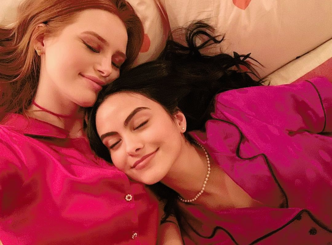 With Camila Mendes on IG, Feb 2020 | Scrolller