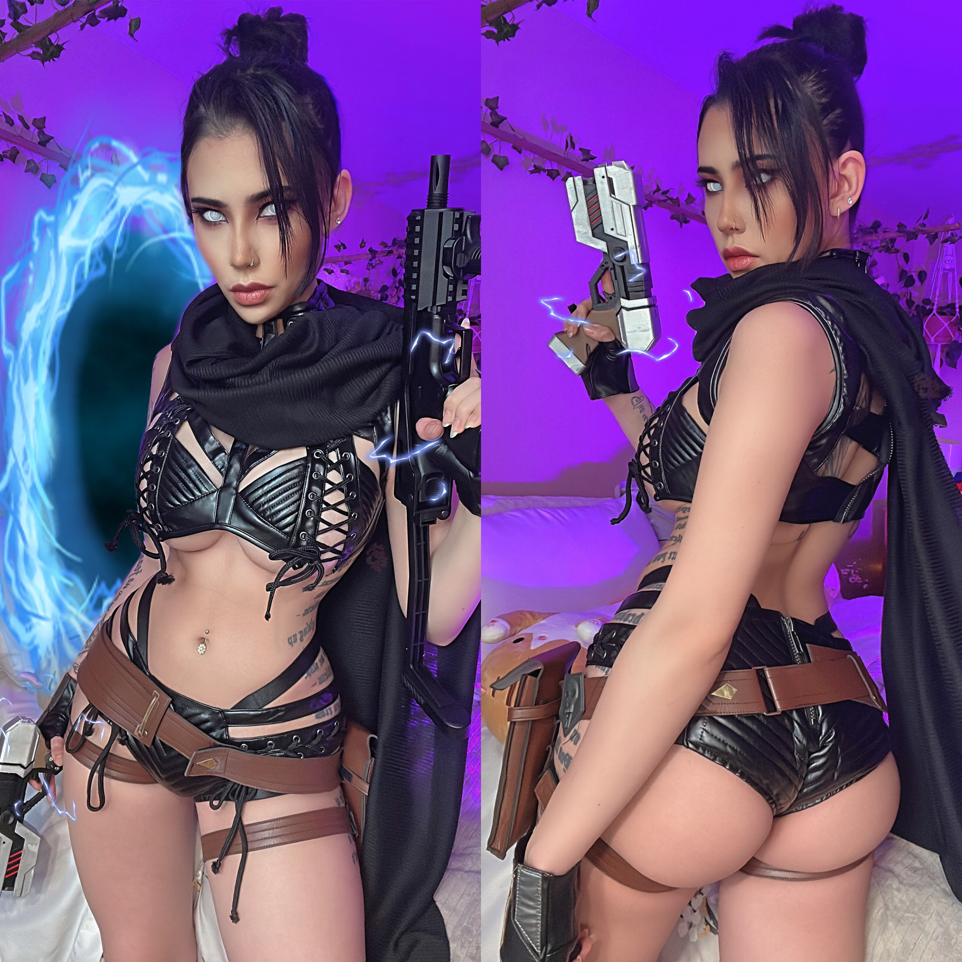 Wraith boudoir closet cosplay from Apex Legends by Felicia Vox | Scrolller