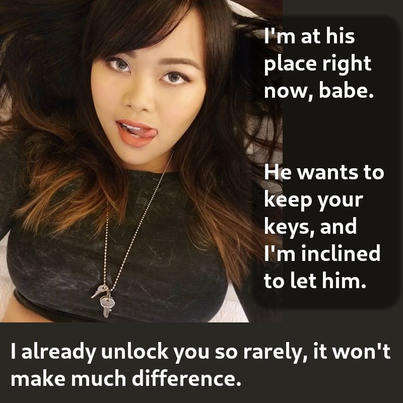 You'll look forward to seeing him too now (chastity, cuckold) | Scrolller