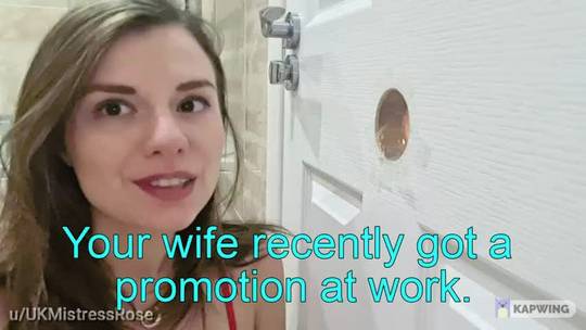 Your wife's had her hands full since her promotion | Scrolller