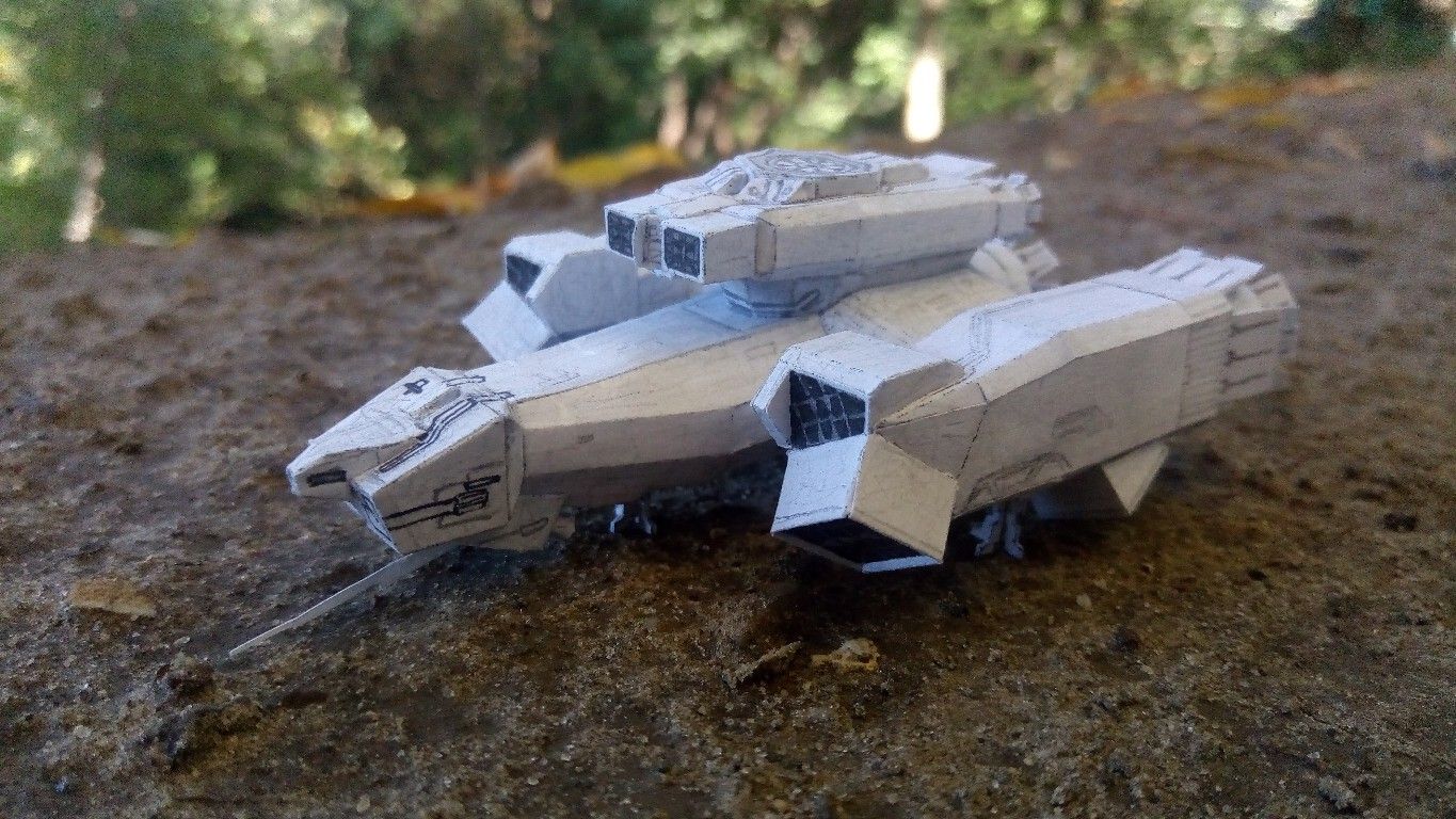 1/4000 Nostromo papercraft. Imgur album in comments | Scrolller