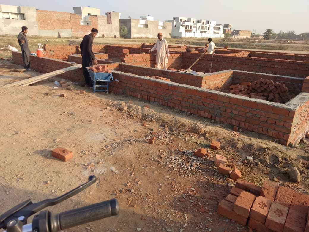 10 Marla House Construction from ground levelling. | Scrolller