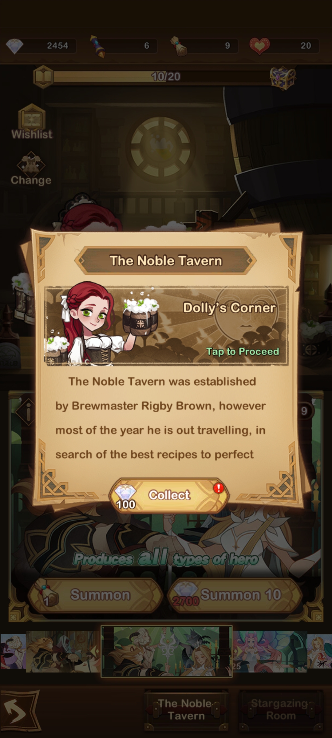 100 diamonds in the tavern. | Scrolller