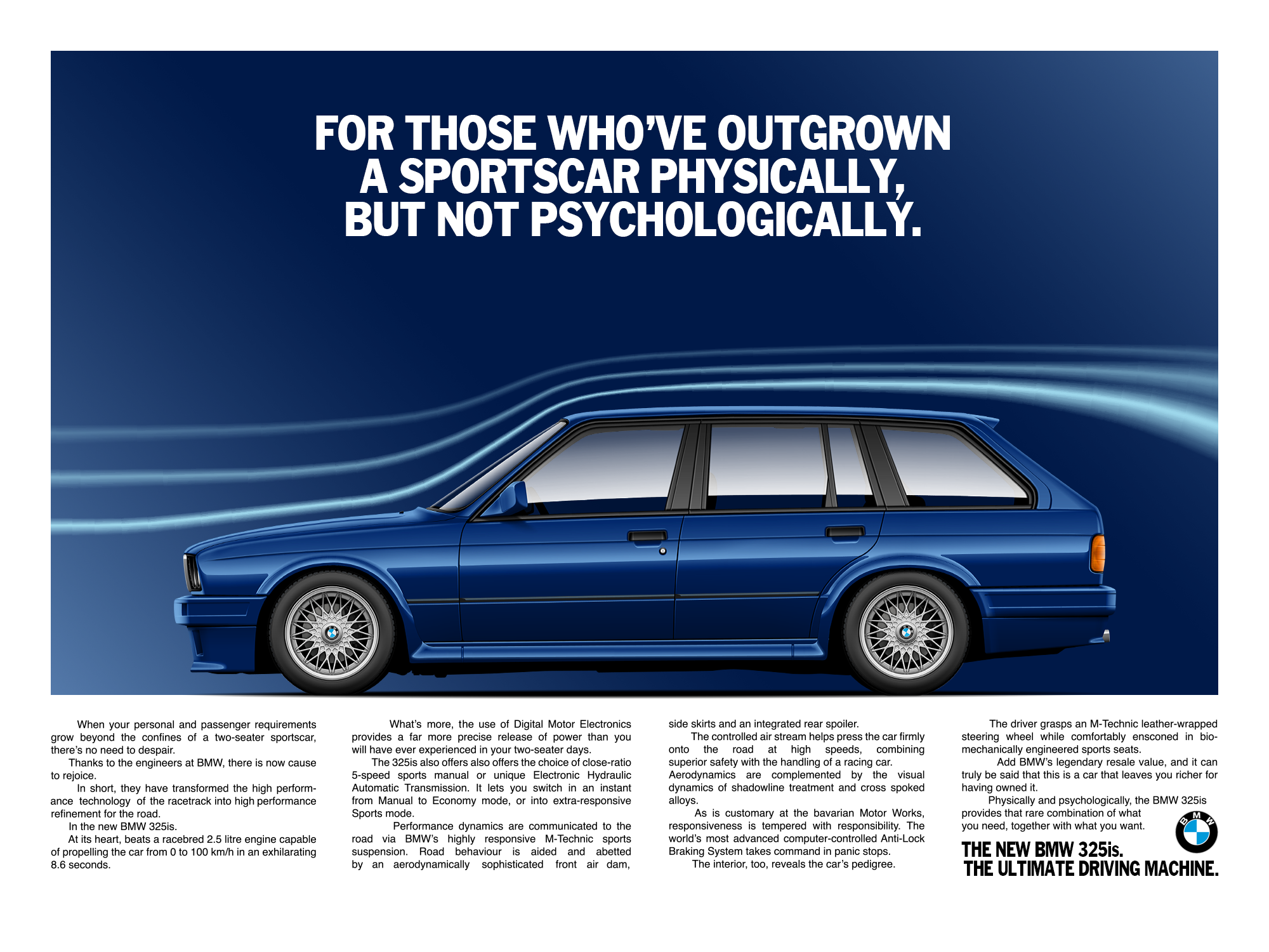 100% vector BMW advert I made in Illustrator | Scrolller