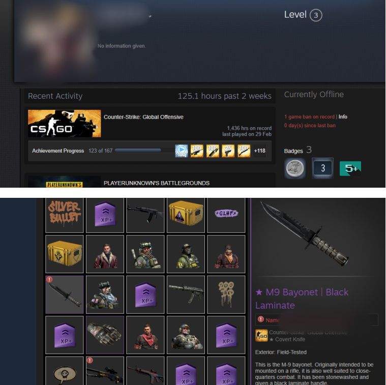 125 hours past 2 weeks, +$500 inventory | Scrolller