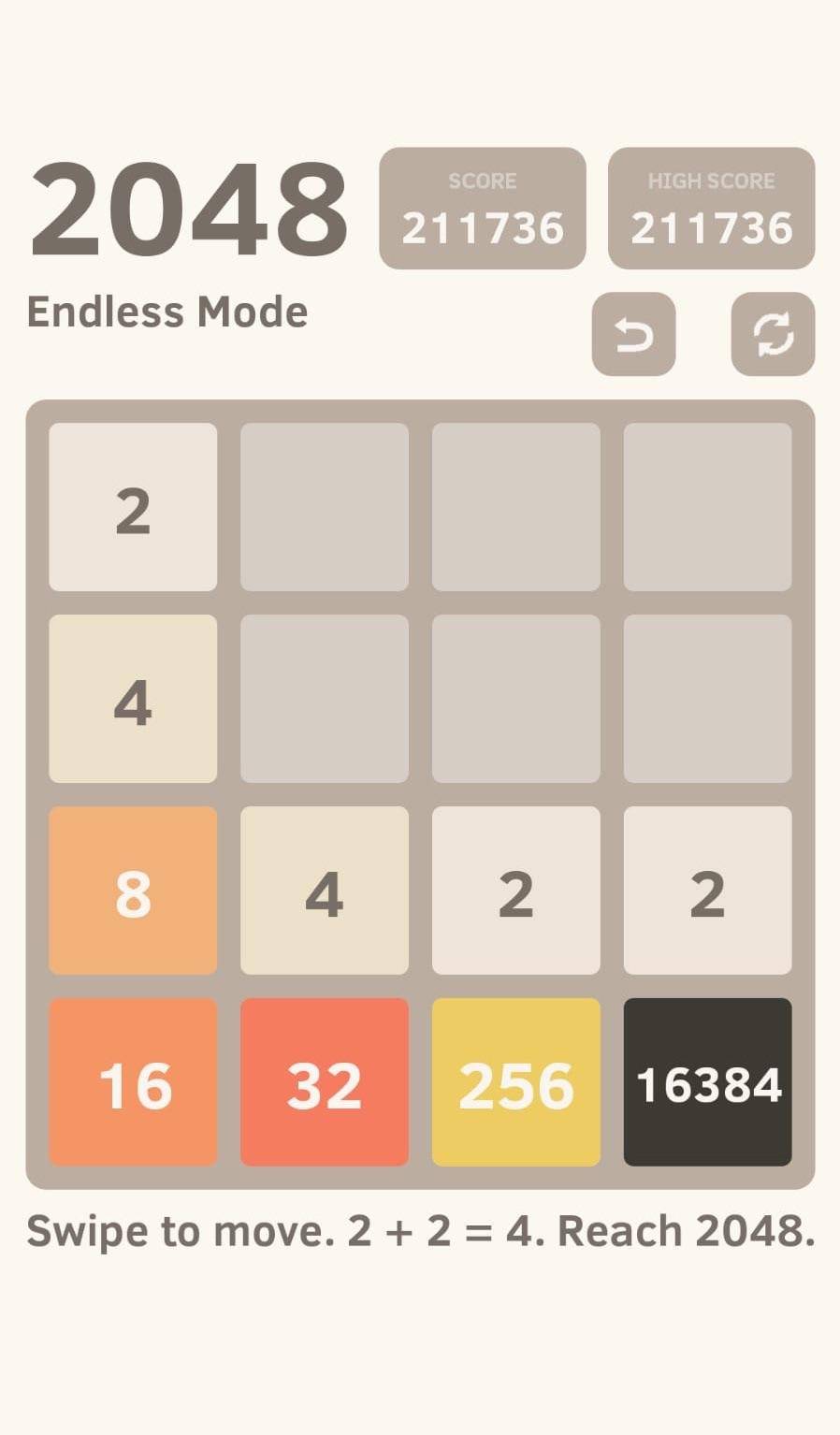 16384 tile. I’m proud of myself. | Scrolller
