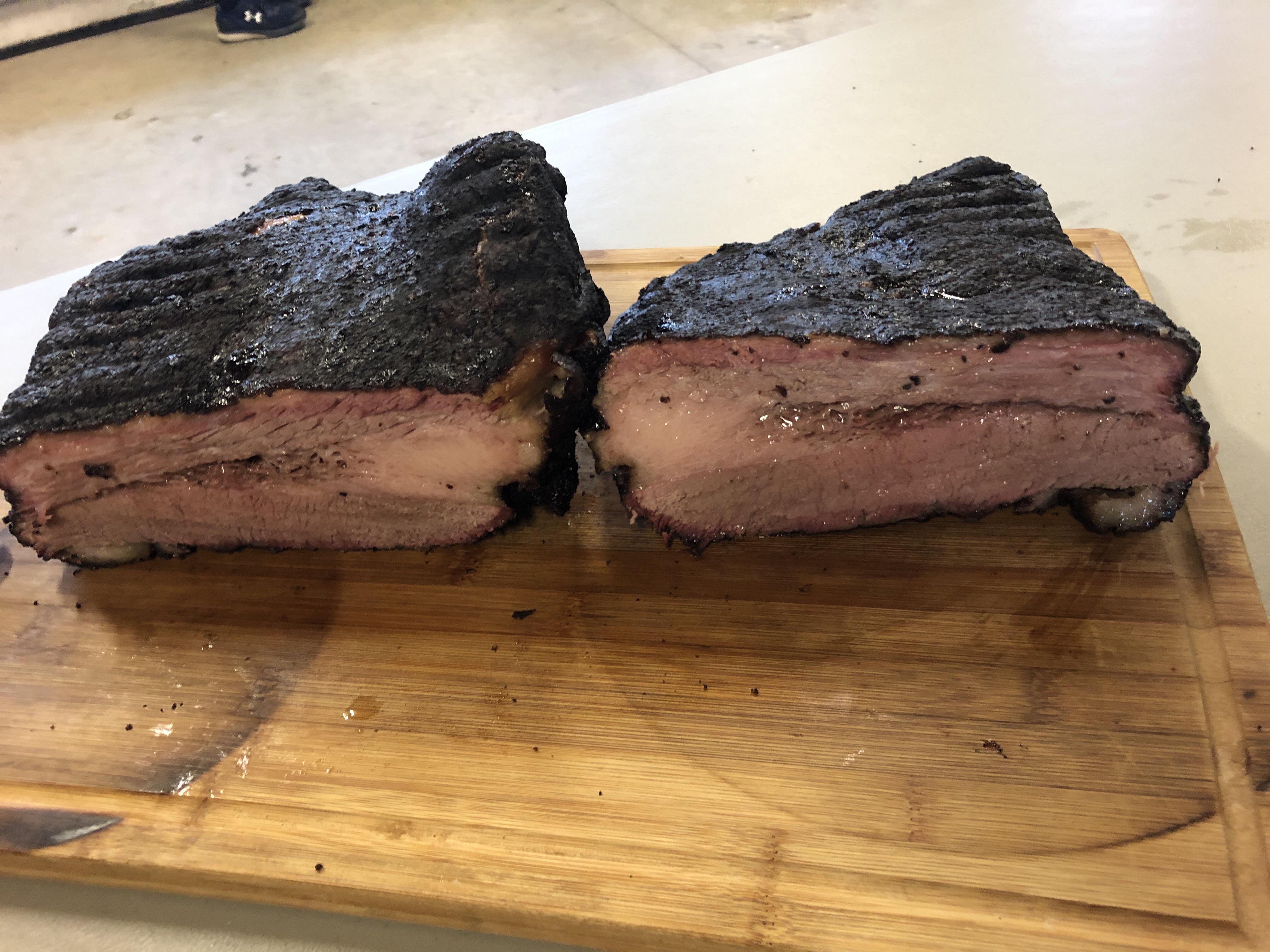 17 hours of smoking with apple and hickory. First brisket smoke | Scrolller
