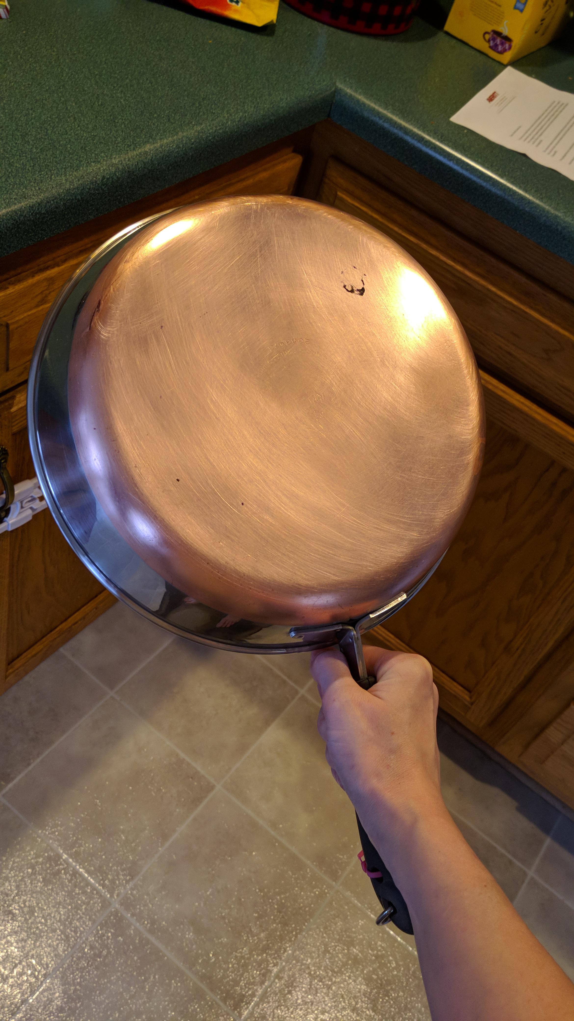 1960's Revere Ware pan + Barkeeper's Friend. Very satisfying. | Scrolller