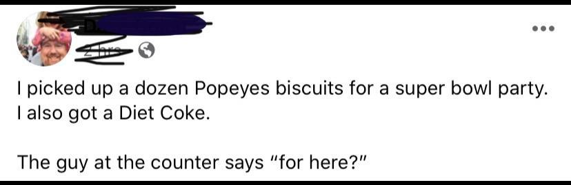 2 capes, one Popeye’s location. | Scrolller