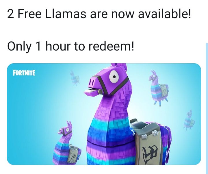 2 Free Llamas ONLY 1 HOUR!!! | Scrolller