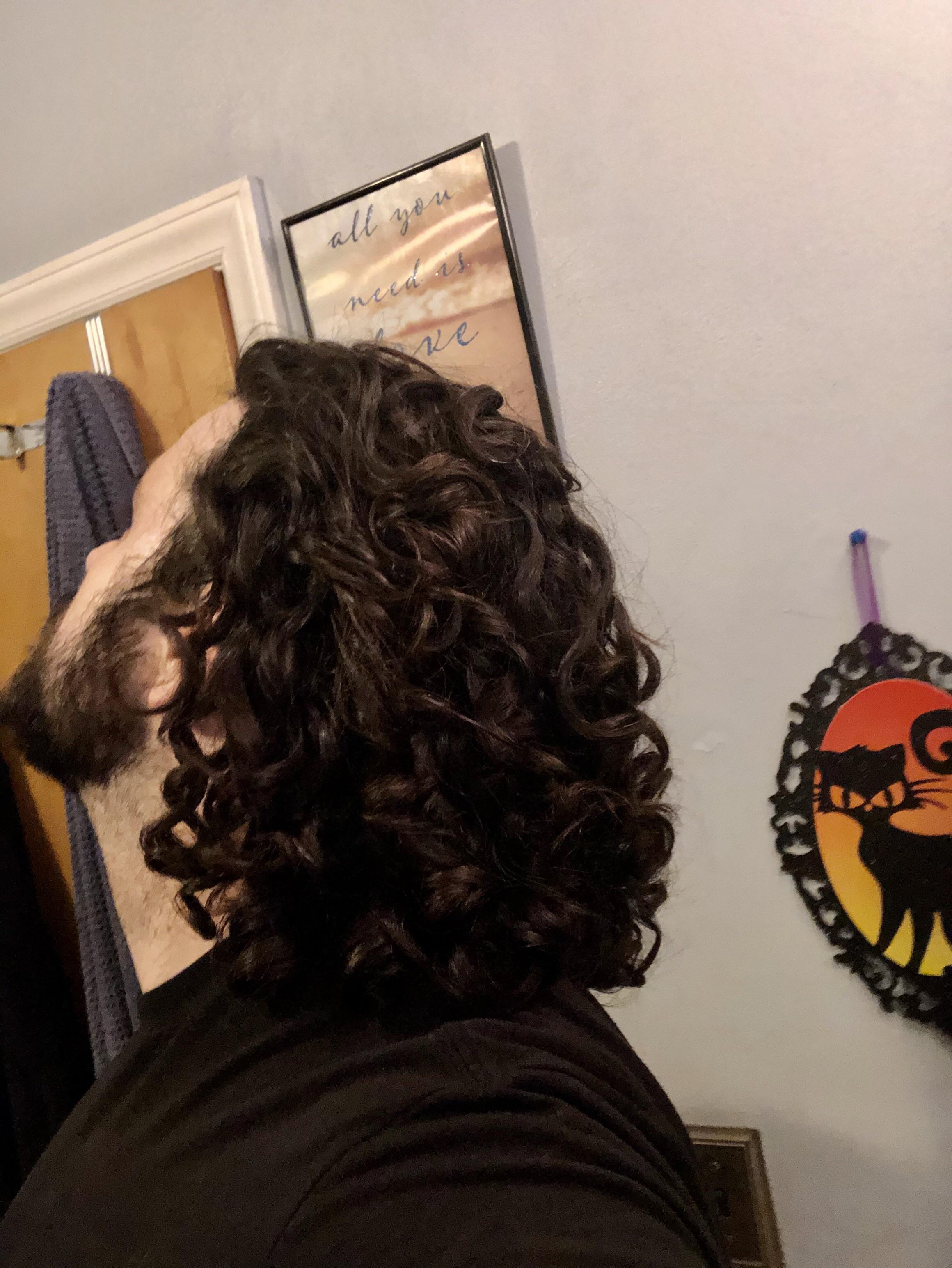 21 months of growth( with a 2 inch trim halfway through) I’m getting ...
