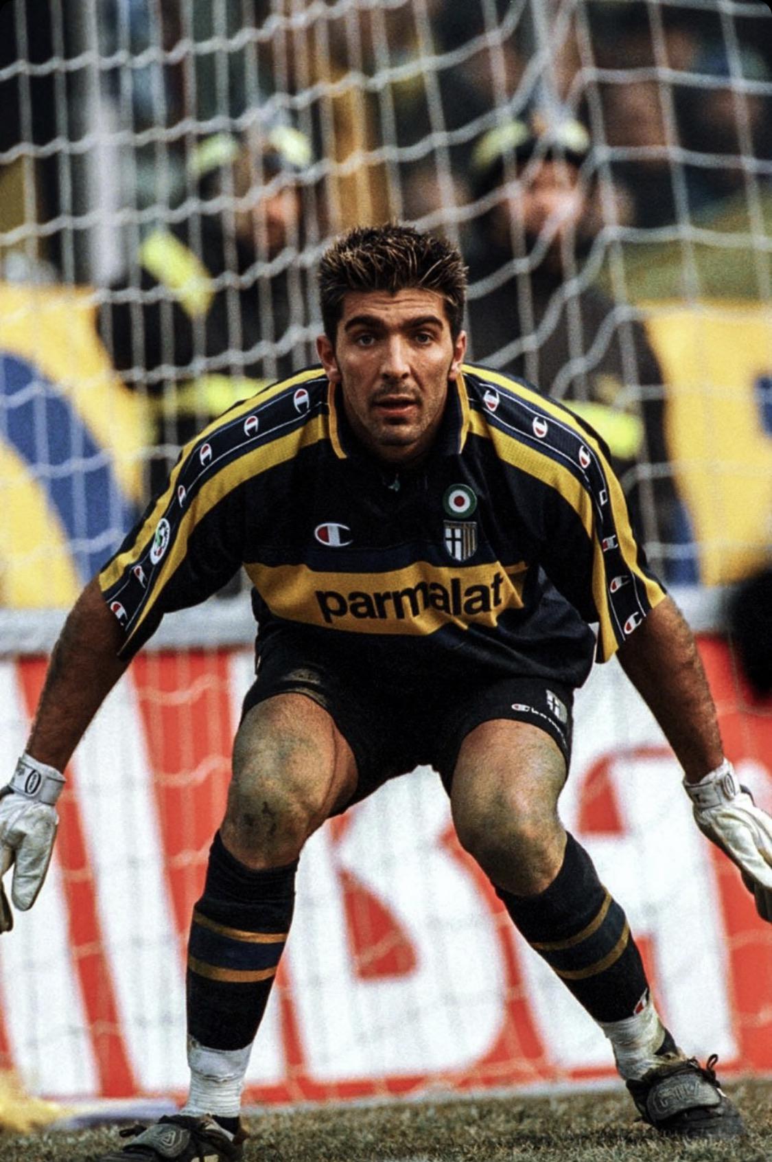 21 Year Old Buffon at Parma. 21 years later and he’s still got it ⚪️⚫️ | Scrolller