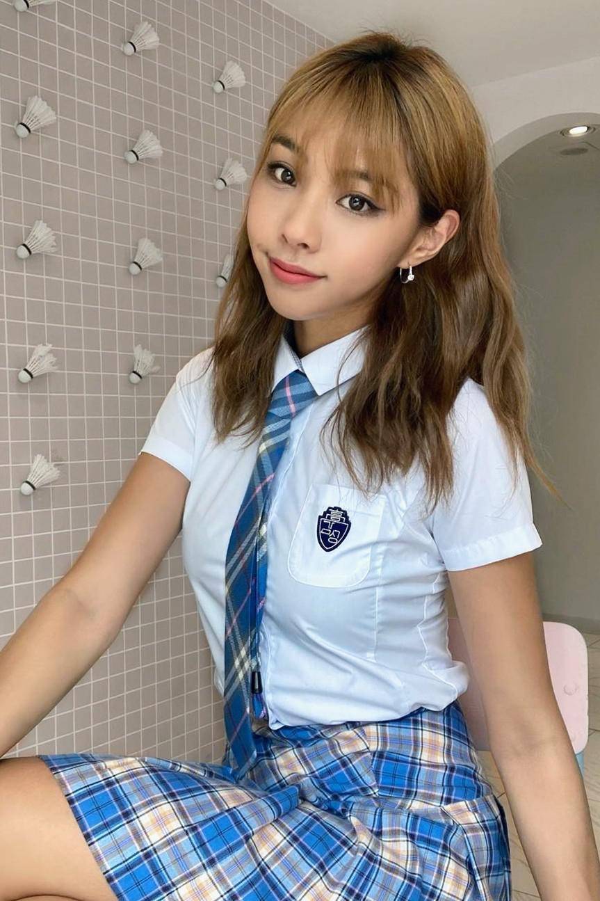 25 old adult Stacey Kim dressing up like a teensy schoolgirl. Prefect type of girl to fulfill my ...