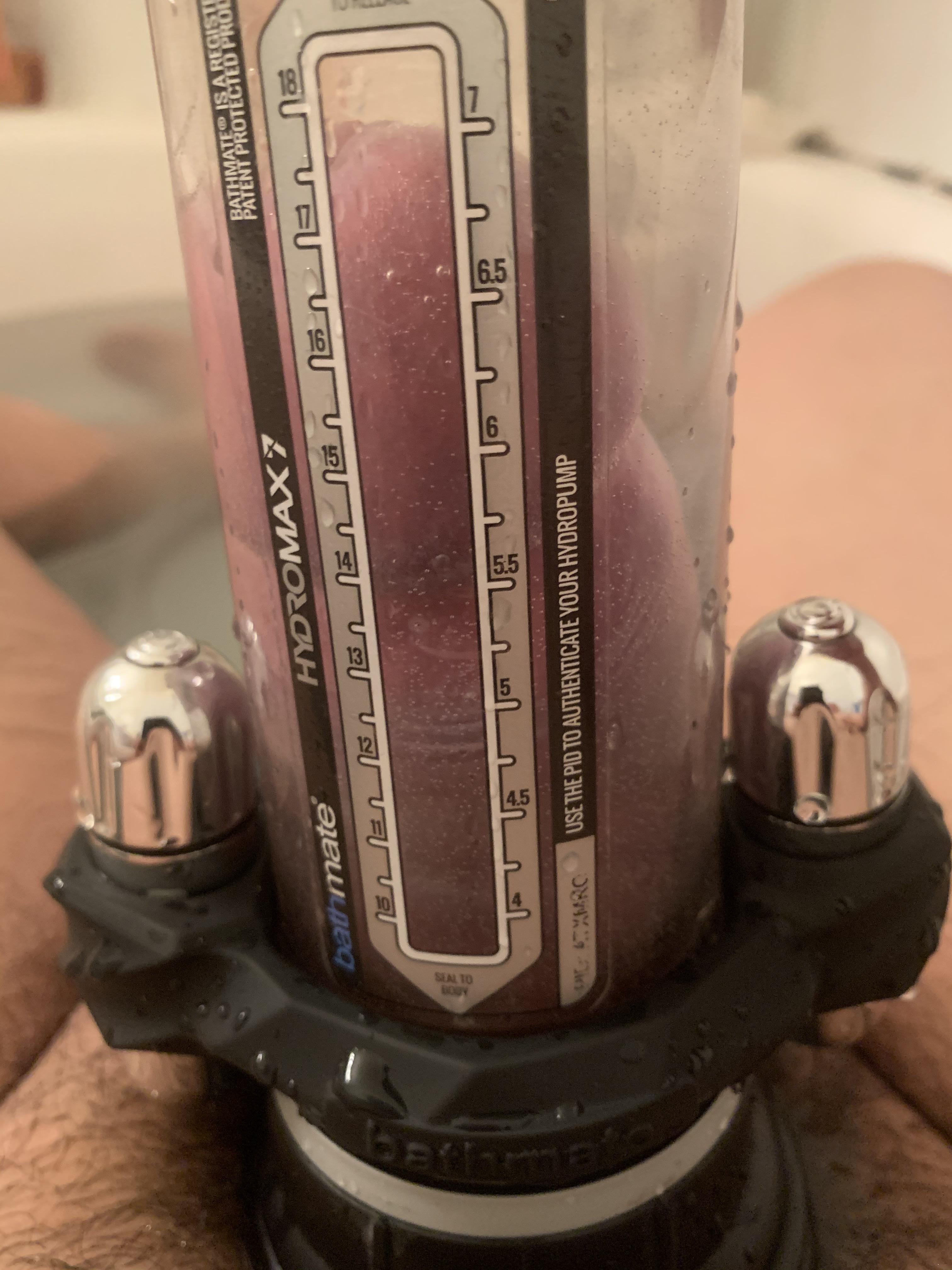 2nd week using the hydro vibe attachment for the bathmate. I use to have trouble keeping my ...