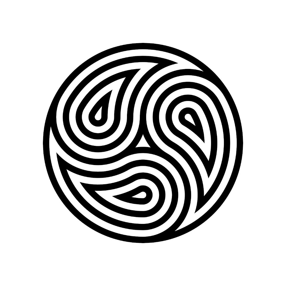 3 Fish In A Pond Mandala | Scrolller